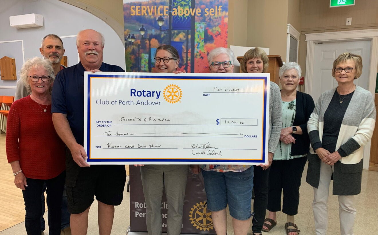 Couple wins $10,000 in Perth-Andover Rotary draw | River Valley Sun