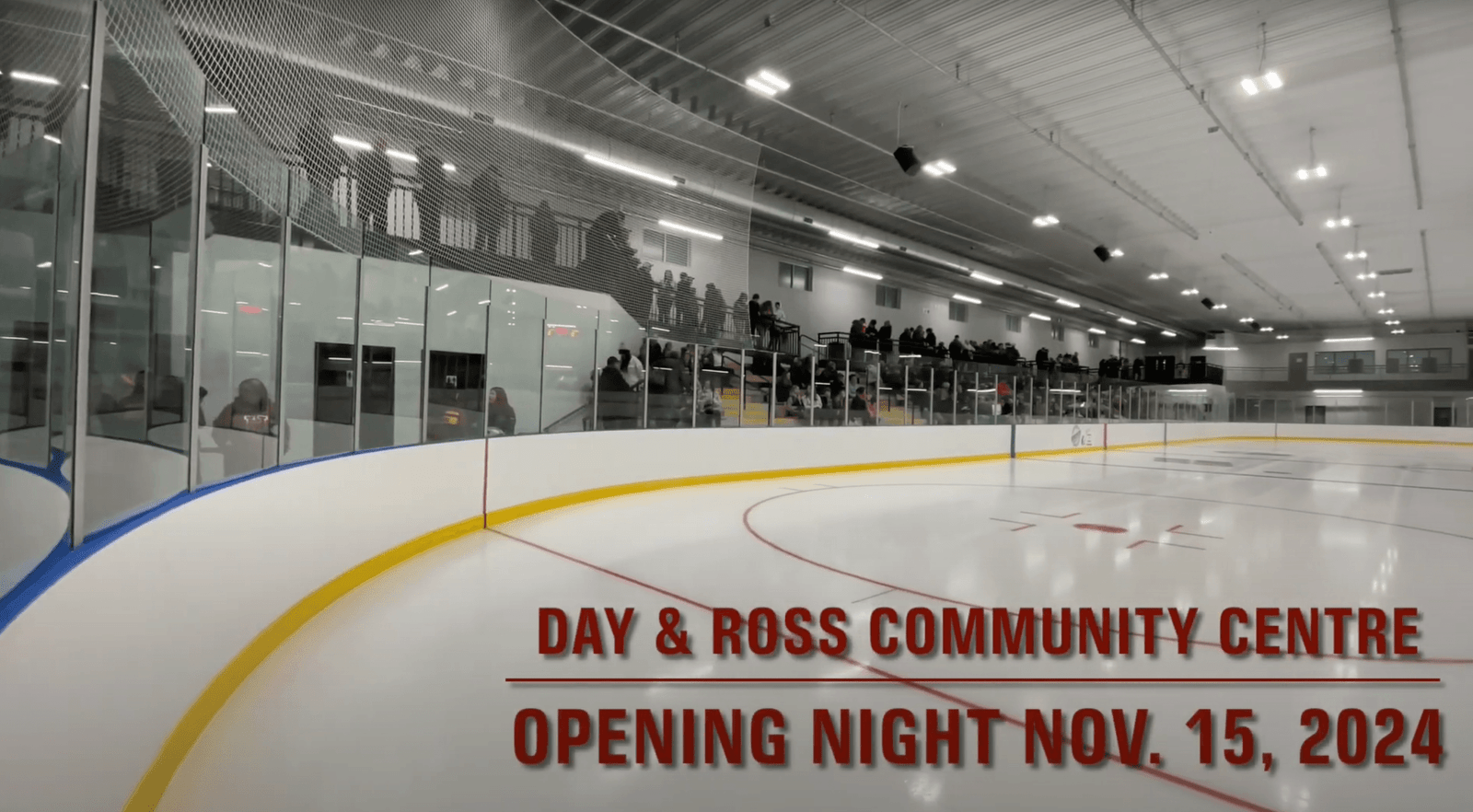 VIDEO: Opening night at the Day & Ross Community Centre in Hartland ...